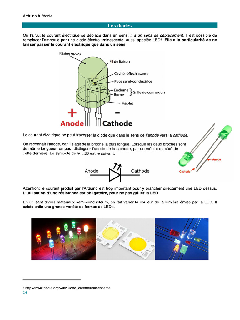 Arduino_Les diodes | PDF
