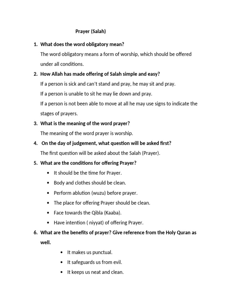 Prayer | PDF