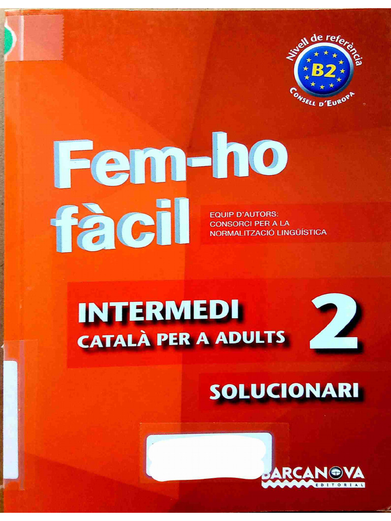 Fem-Ho Fàcil Intermedi 2 Solucionari | PDF