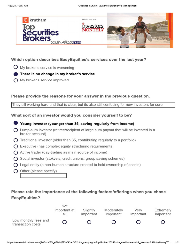 Qualtrics Survey - Qualtrics Experience Management2 | PDF | Investor ...