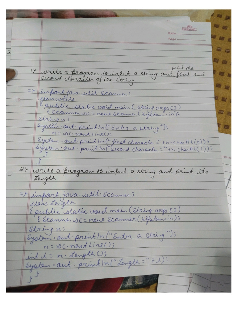 5 Programs On Strings | PDF