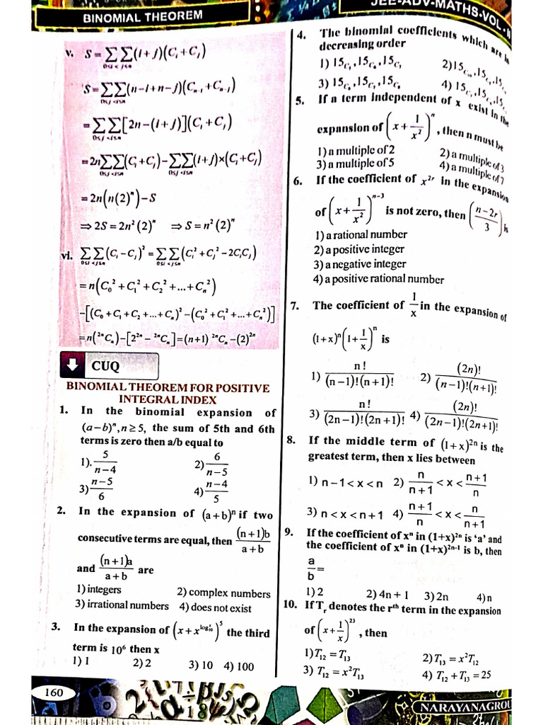 Binomial Theorem | PDF