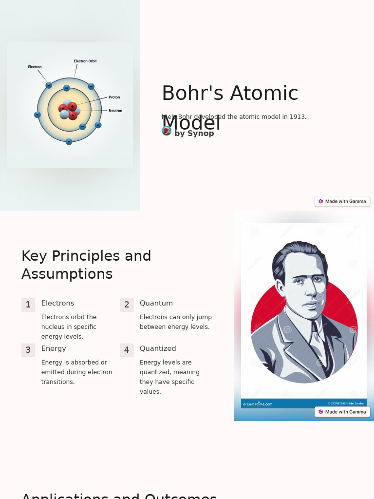 Bohrs Atomic Model | PDF
