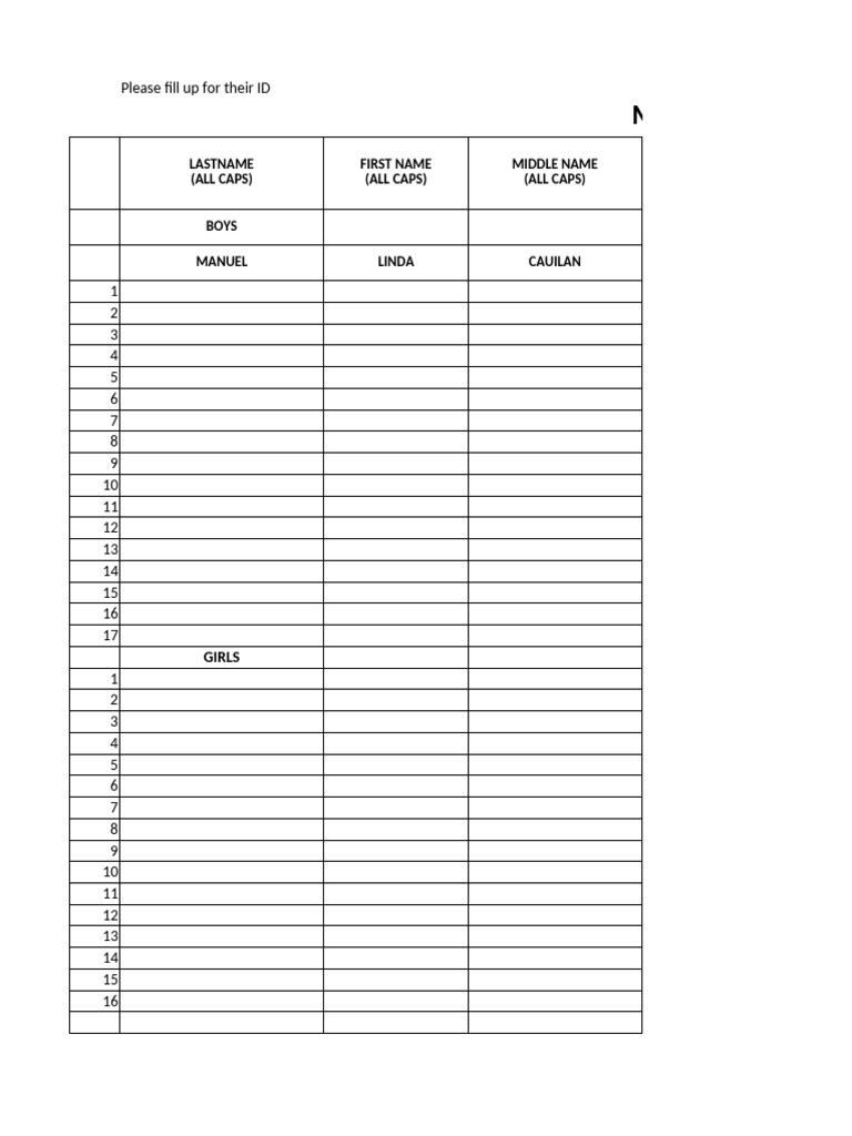 Pupils Id Profile | PDF