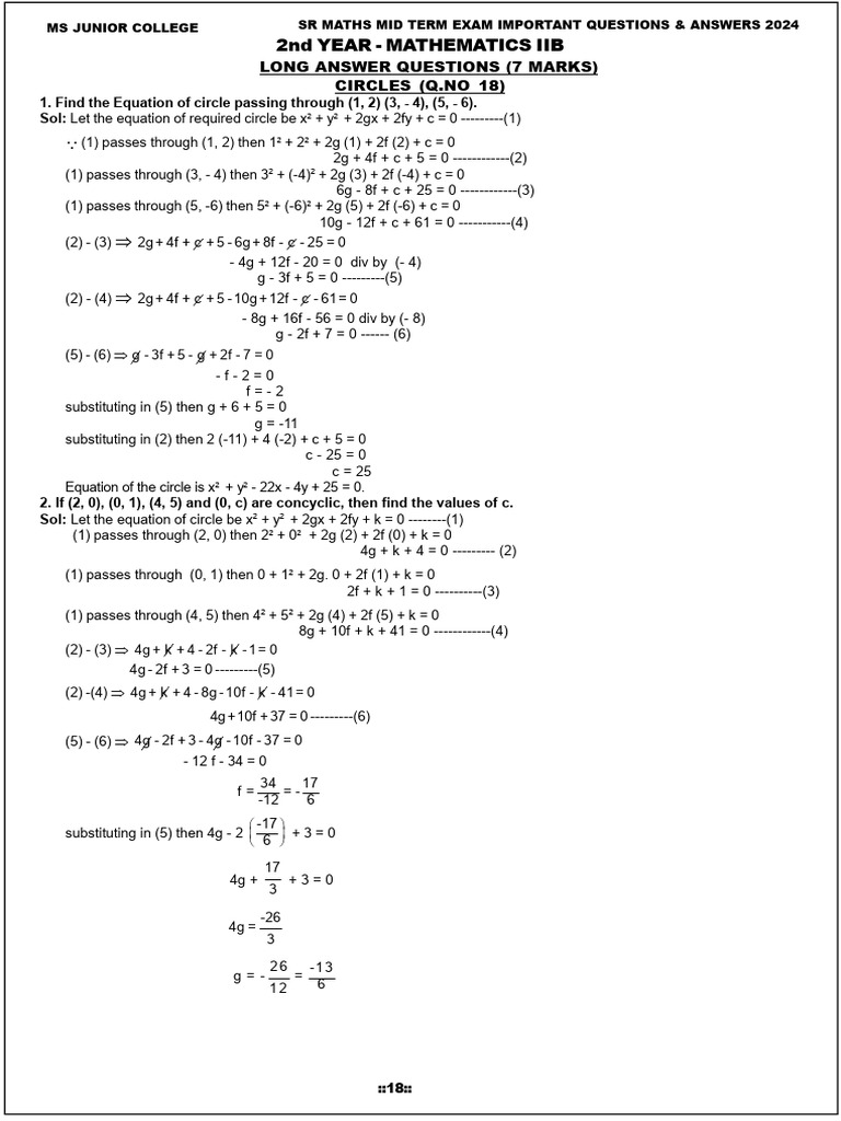Quarterly 2b Solutions 2024 | PDF