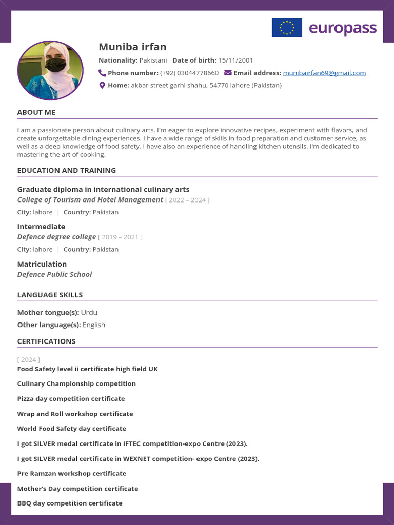 Europass CV | PDF