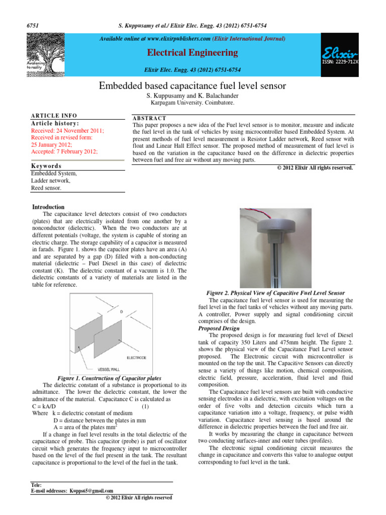 CAP SENS 1 | PDF | Capacitor | Capacitance