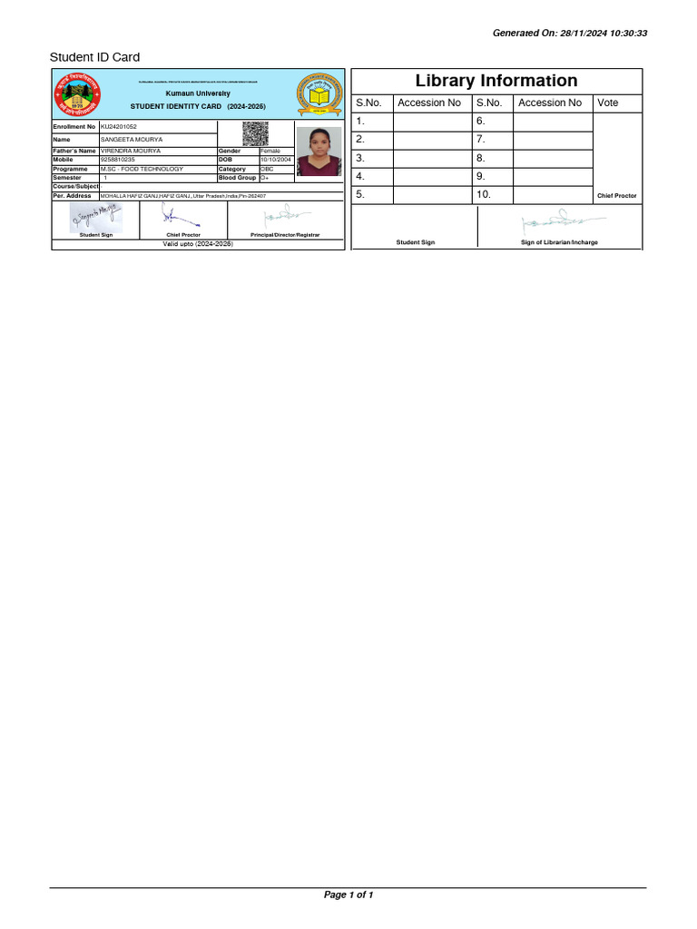 Id Card | PDF