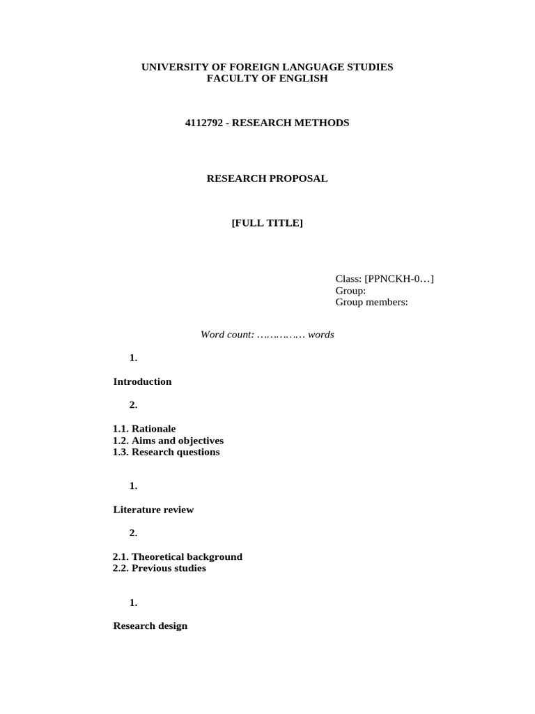 University of Foreign Language Studies | PDF