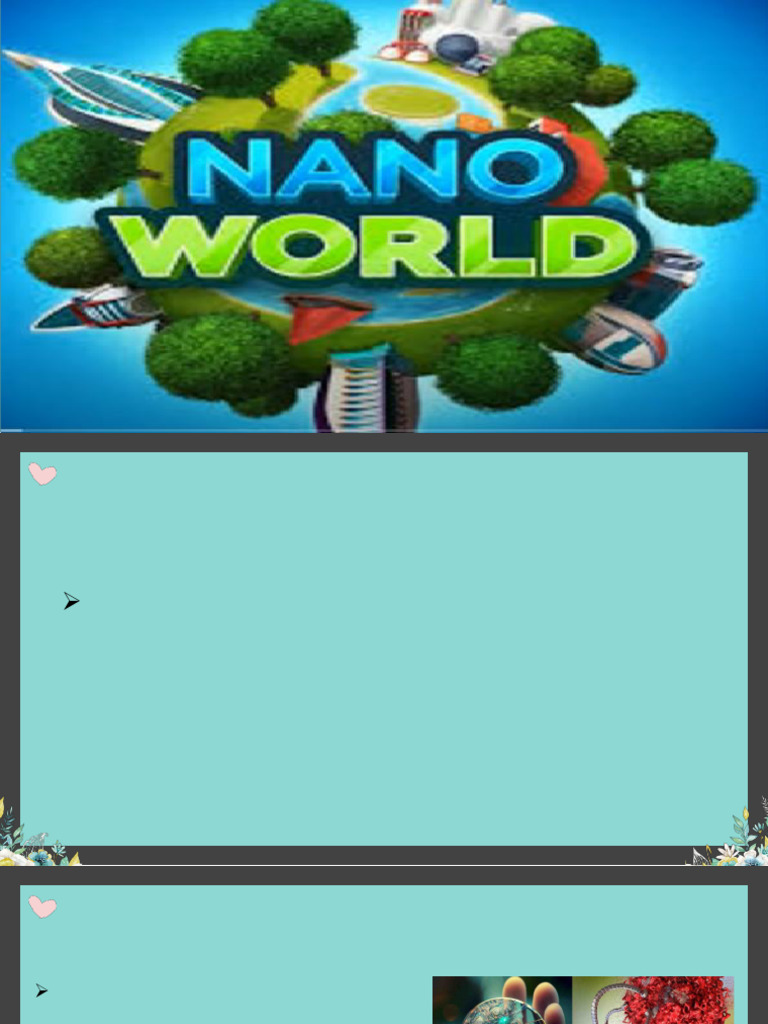 Chapter 2.2 2.3 The Nano Word and Biodiversity | PDF | Nanotechnology ...
