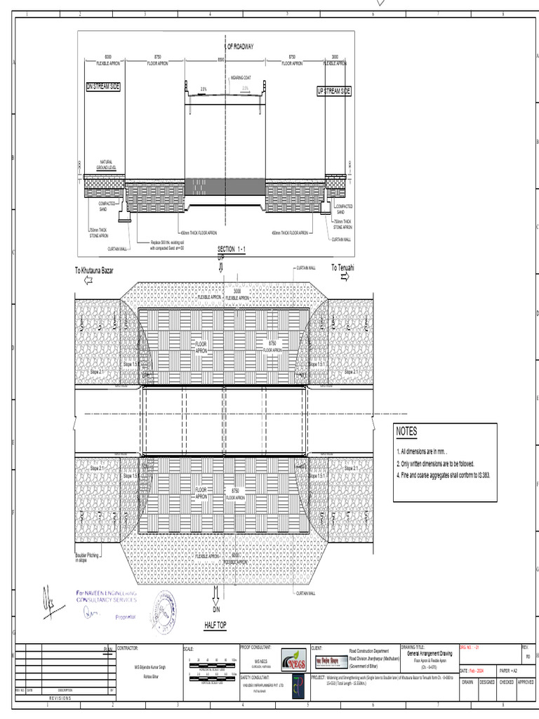 Floor Apron Bridge 6+070 | PDF