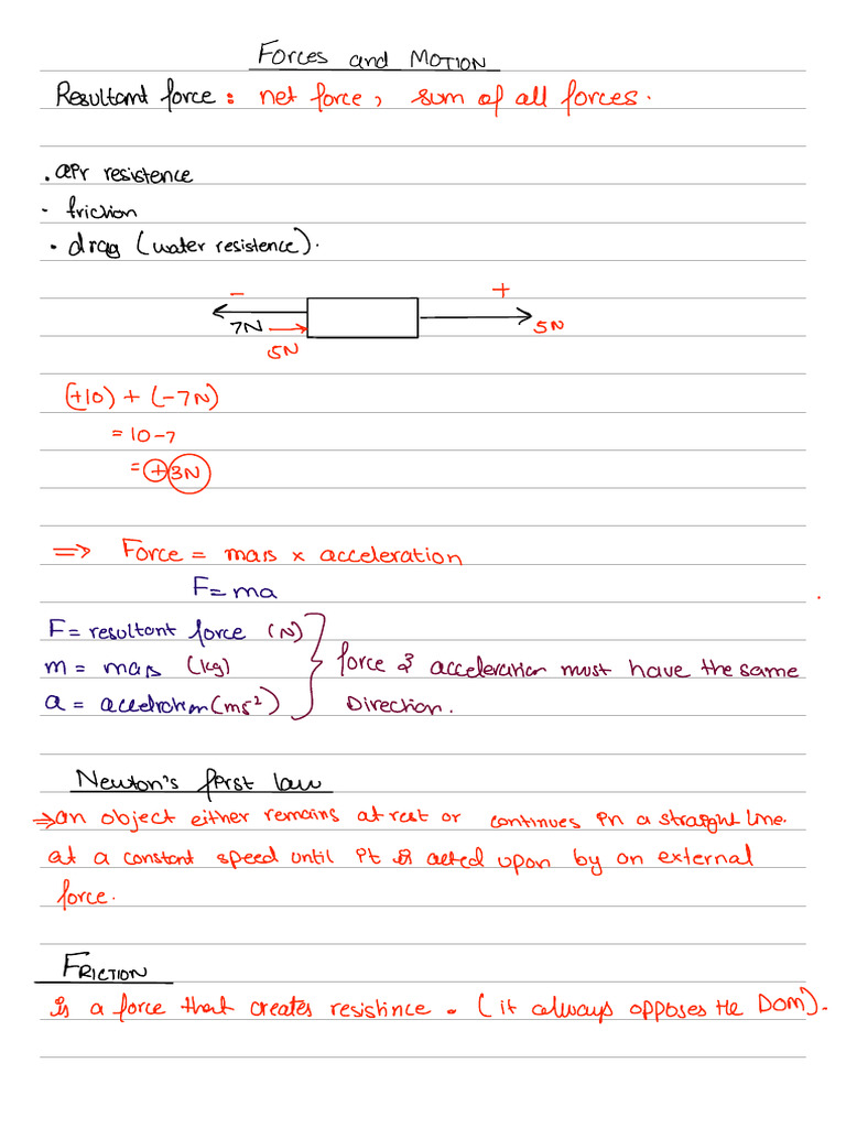 Forces and Motion | PDF