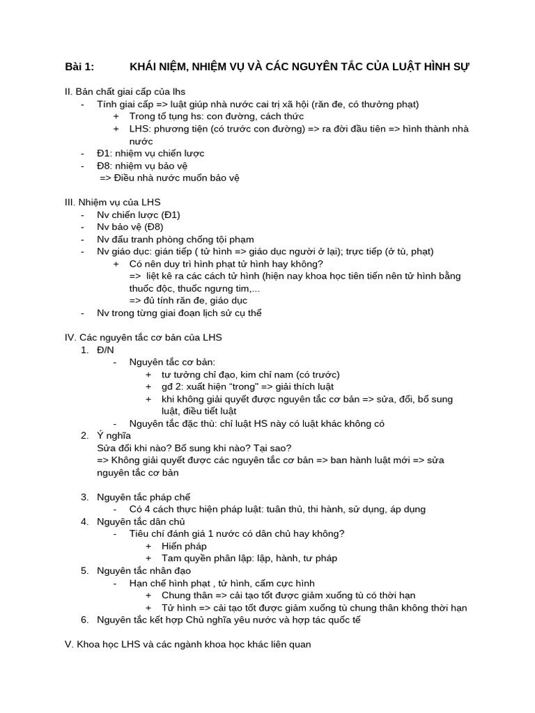 LHS BUỔI 2 CHƯƠNG 1 | PDF