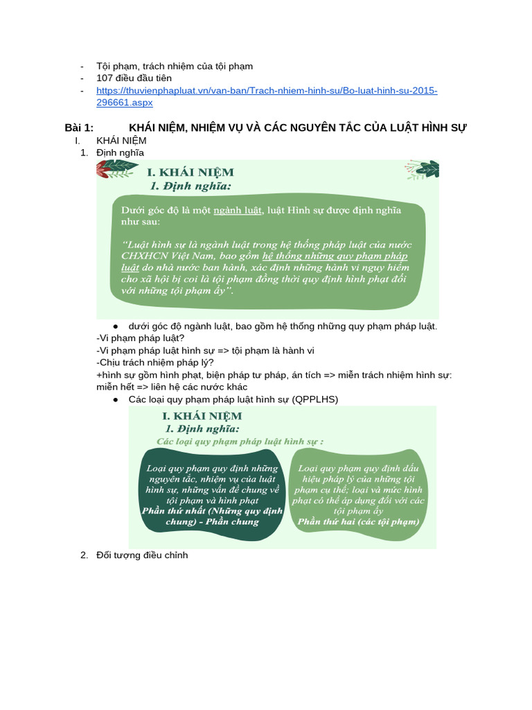 LHS BUỔI 1 CHƯƠNG 1 | PDF