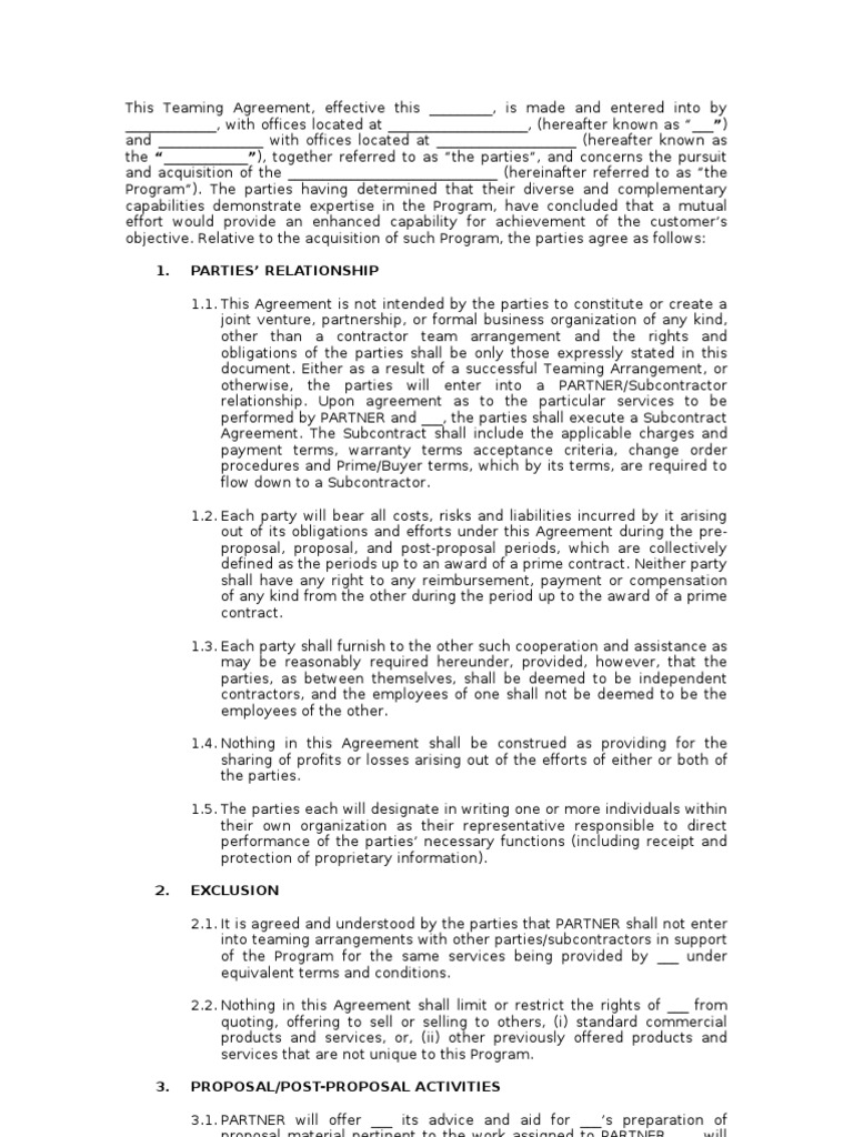 Mutual Aid Agreement Template