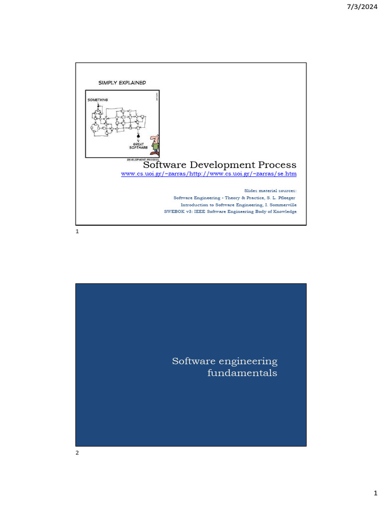 2 SoftEng DevelopmentProcess | PDF | Scrum (Software Development) | Computing