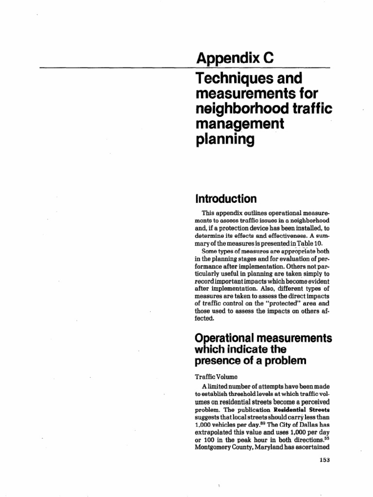 Appendix C | PDF | Survey Methodology | Speed Limit