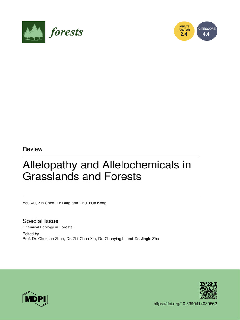 Forests 14 00562 With Cover | PDF | Alfalfa | Grassland