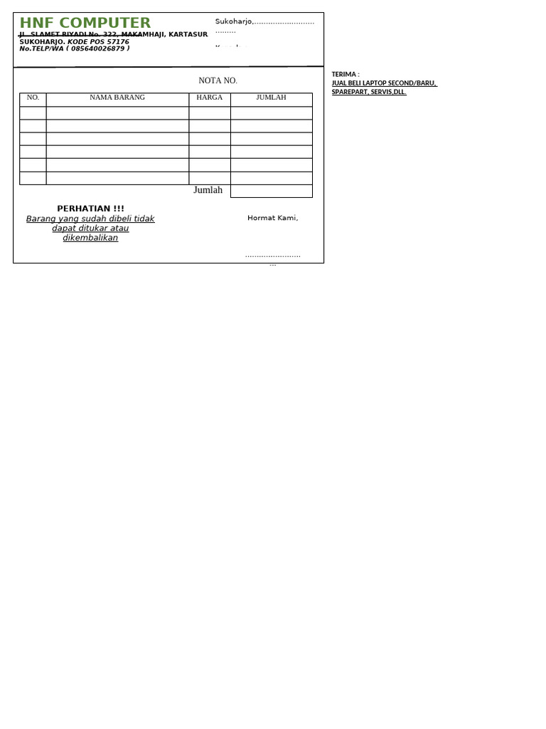 Notaa Laptop | PDF