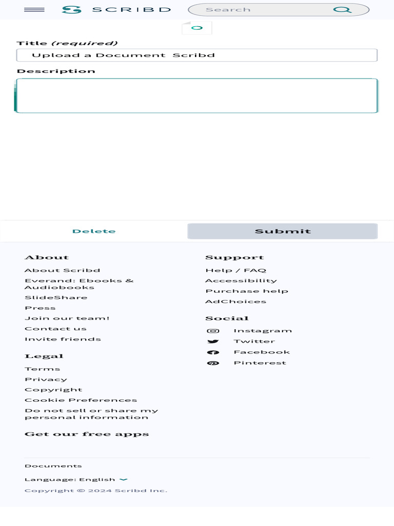 Upload A Document Scribd 2 | PDF