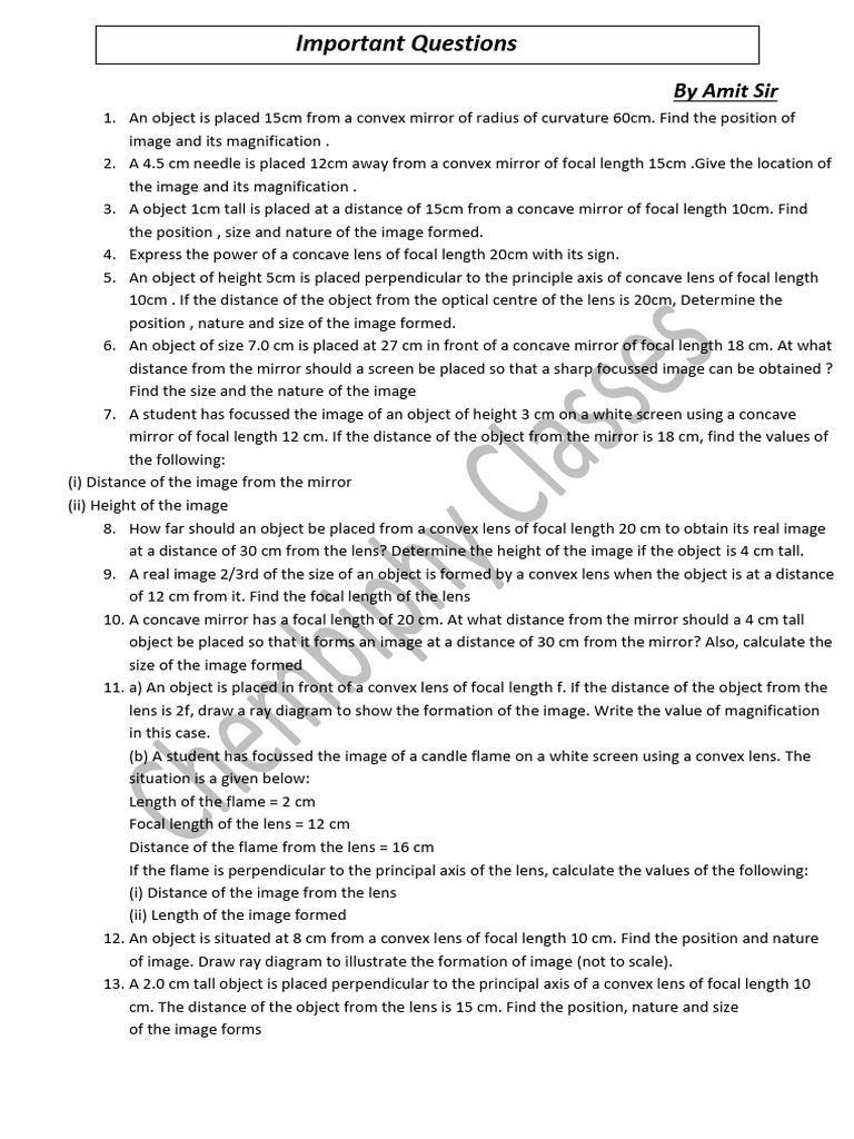 Important Question1 | PDF | Glass Engineering And Science | Electromagnetic Radiation