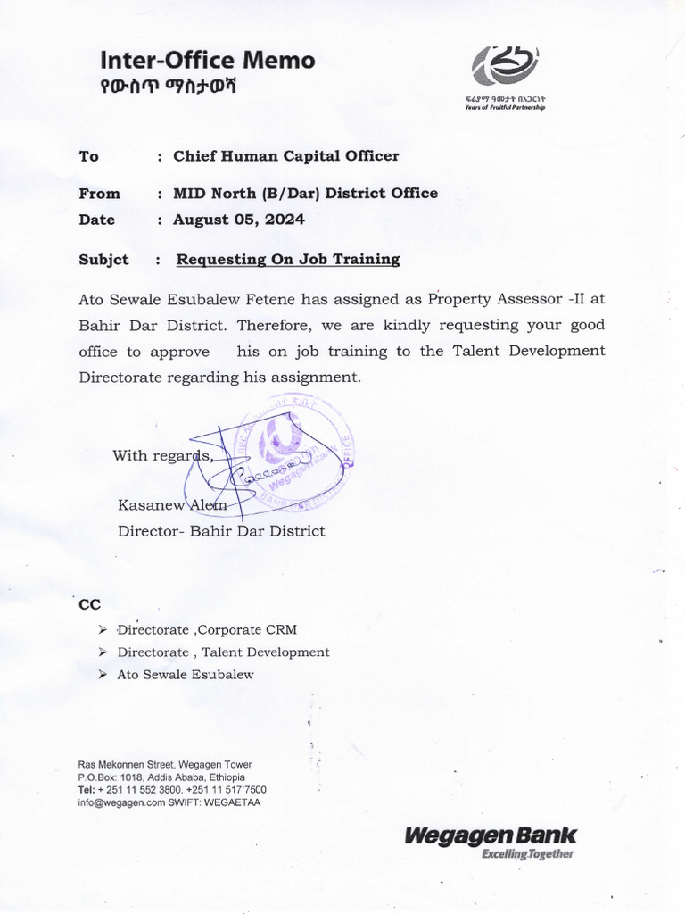 On Job Training Pdf