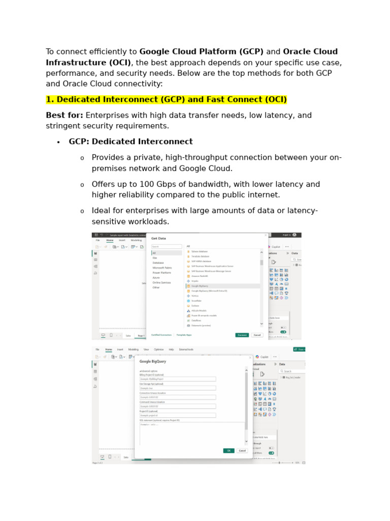 Cloud Native Connector (GCP and Oracle) | PDF | Cloud Computing | Virtual Private Network