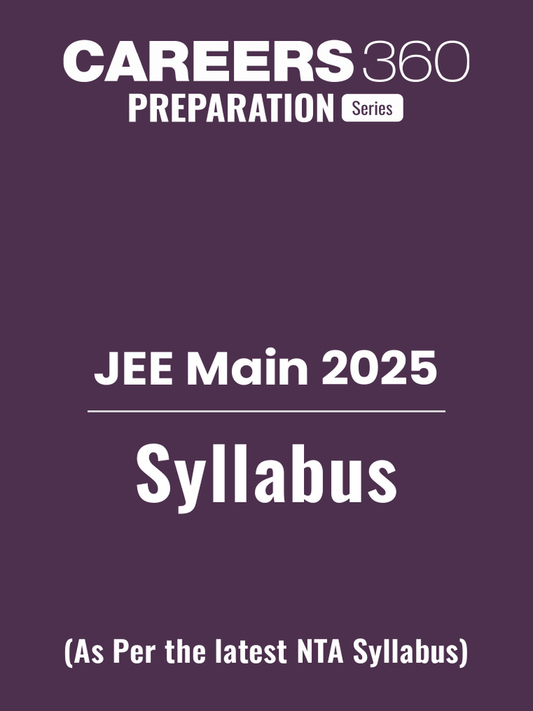 JEE Main Latest Syllabus 2025 - 1732631451652 | PDF | Line (Geometry ...