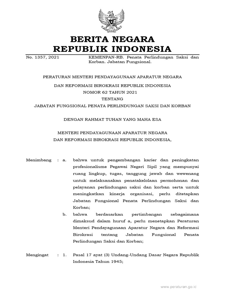 Jabatan Fungsional PPSK | PDF