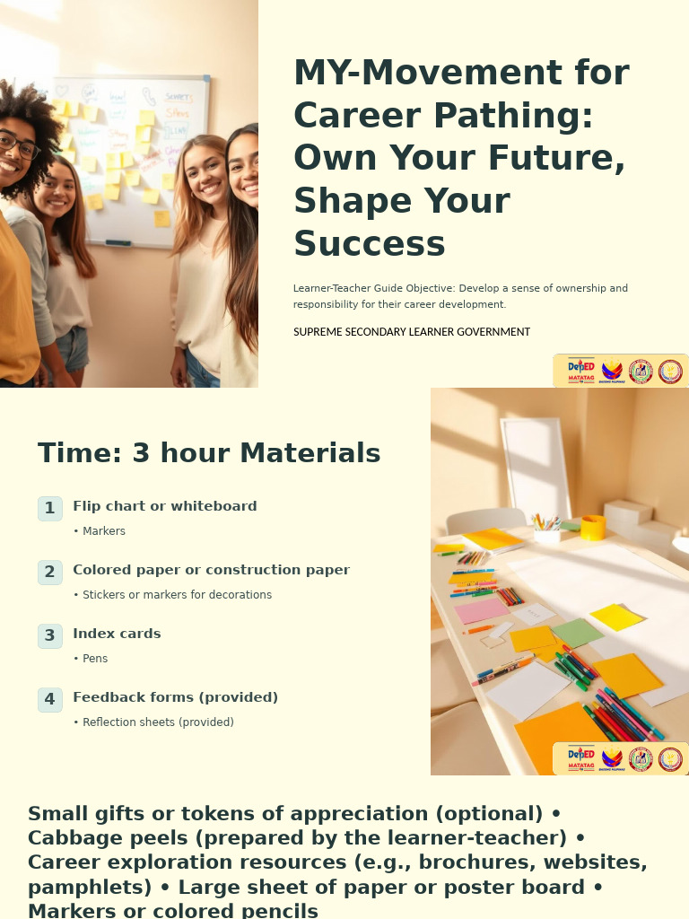 MY Movement for Career Pathing Own Your Future Shape Your Success | PDF ...