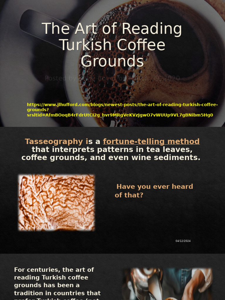 The Art of Reading Turkish Coffee Grounds | PDF | Drink
