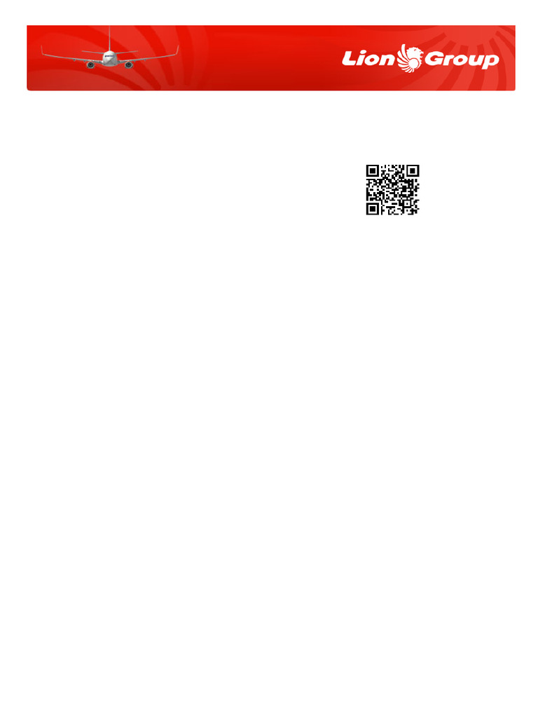 Lion Air eTicket: Itinerary & Check-in Info | PDF