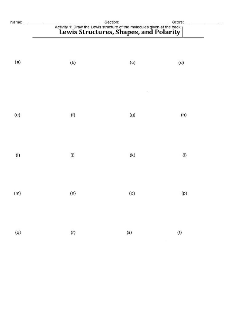 lewis-structures-shapes-and-polarity-activity_page-1 (1) | PDF