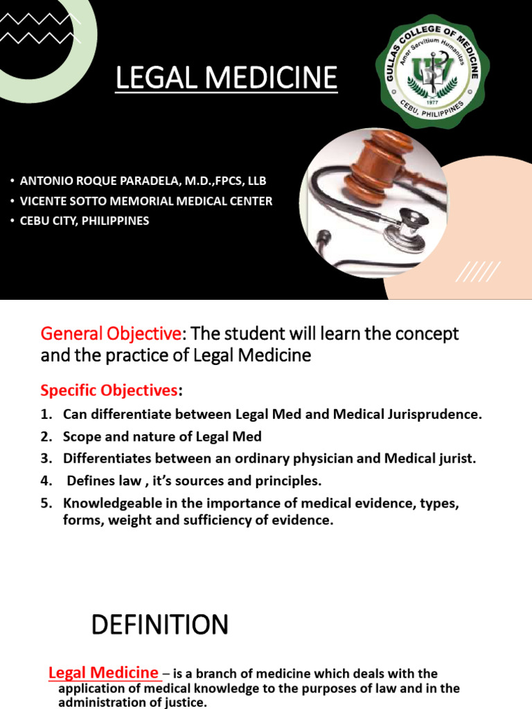 Overview of Legal Medicine Principles | PDF | Polygraph | Burden Of ...
