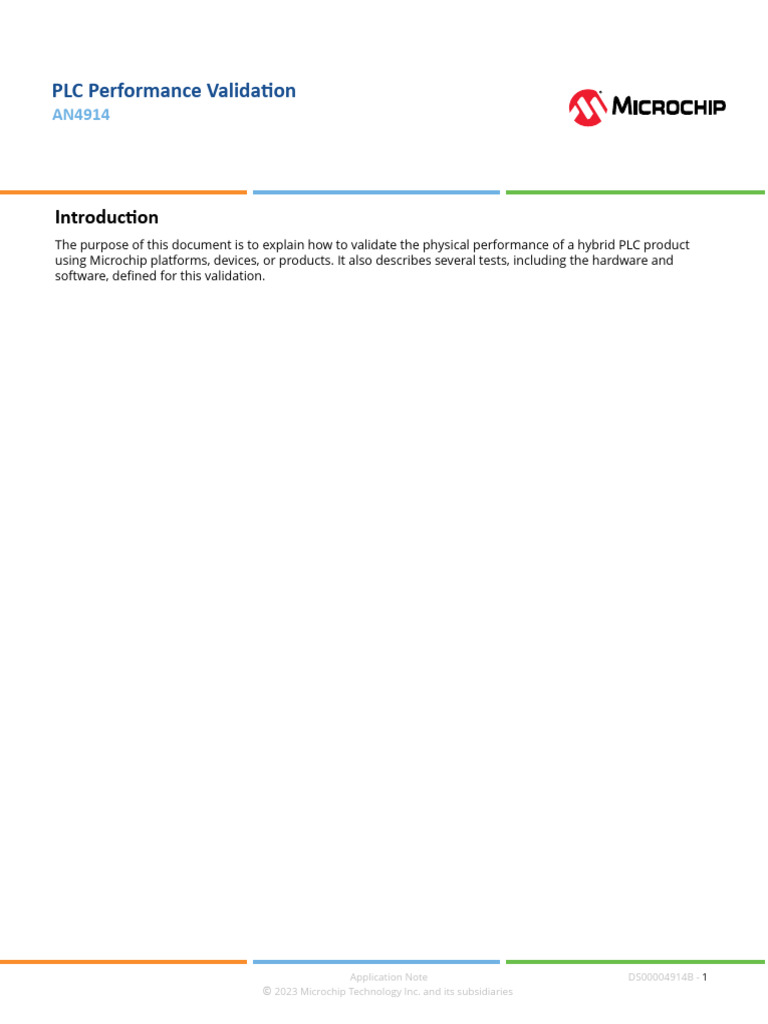 AN4914B PLC PHY Performance Validation | PDF | Signal To Noise Ratio | Calibration