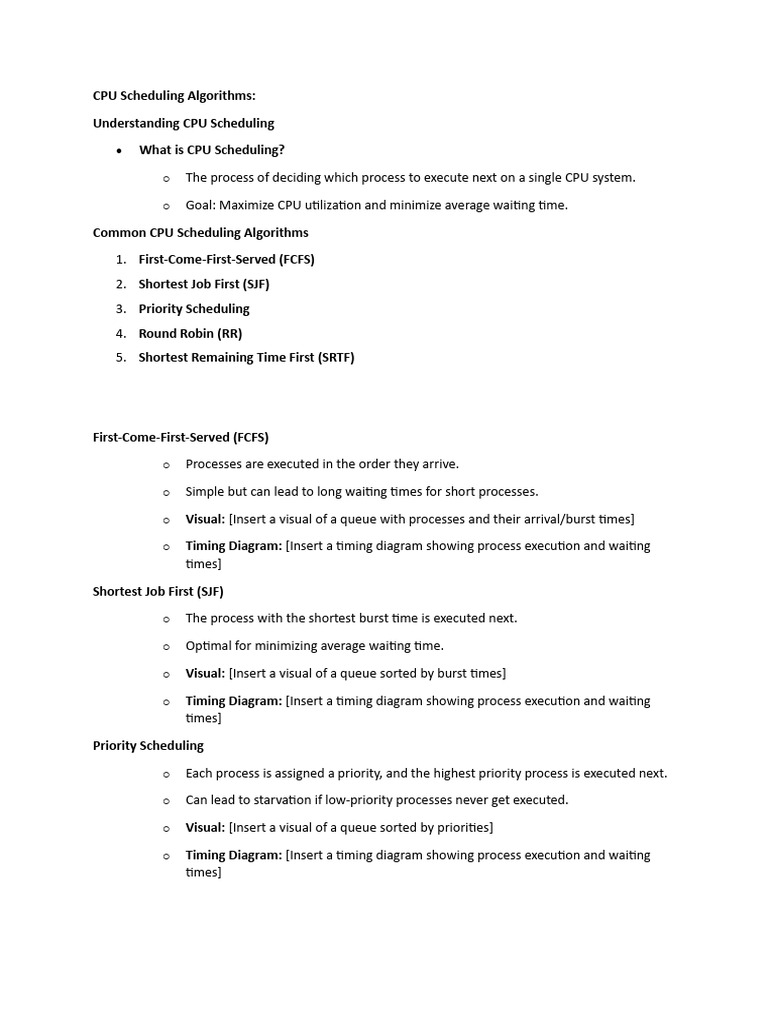 CPU Scheduling Algorithms Explained | PDF | Scheduling (Computing) | Concurrency (Computer Science)