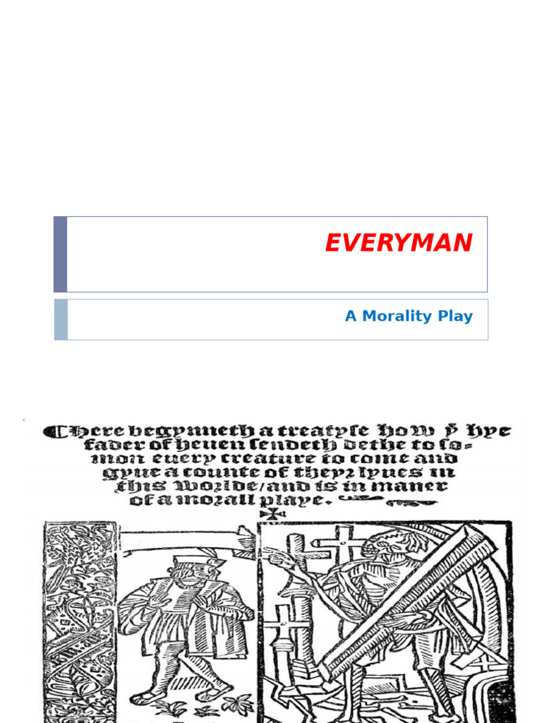 Everyman: 15th Century Morality Play | PDF
