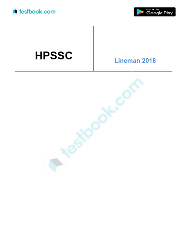 HPSSC Lineman 2018 (English) Class | PDF | Direct Current | Electrical ...