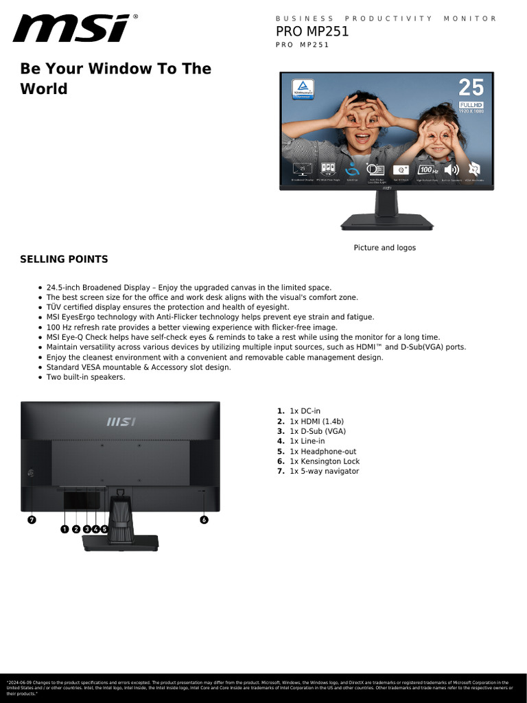 PRO MP251 | PDF | Hdmi | Electronics