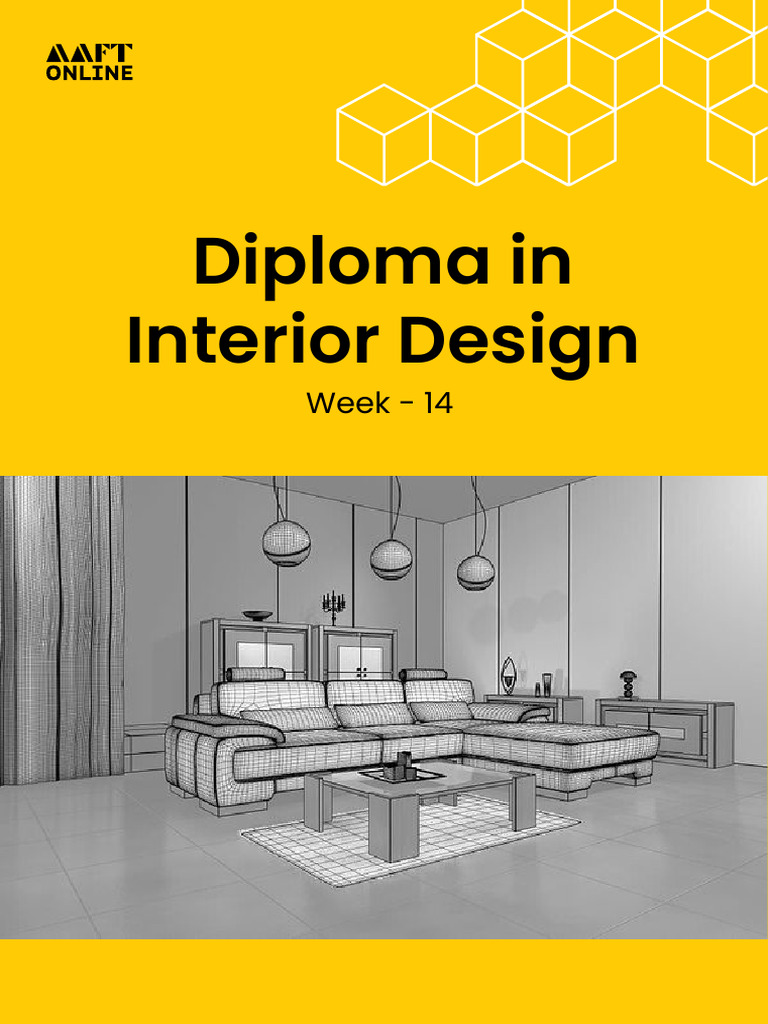 Diploma in Interior Design Week 14 | PDF | Drawing