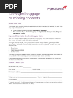 Property Irregularity Report Guide | PDF | Baggage