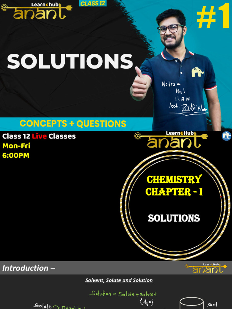 Solution_#1 | PDF | Concentration | Mixture