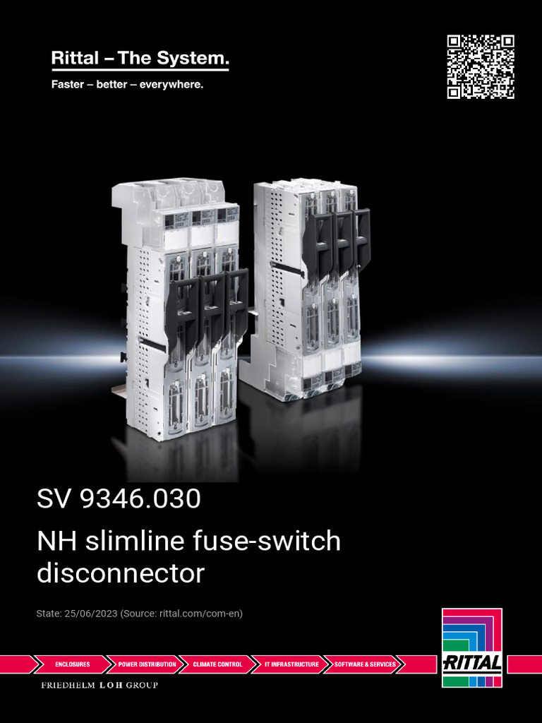 NH slimline fuse-switch disconnector | PDF | Fuse (Electrical) | Electrical Conductor
