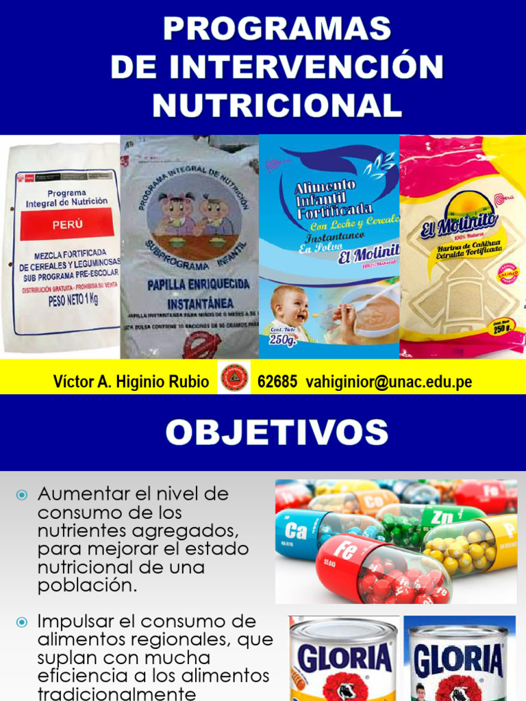Programas de Intervención Nutricional | PDF | Alimentos | Cocinando