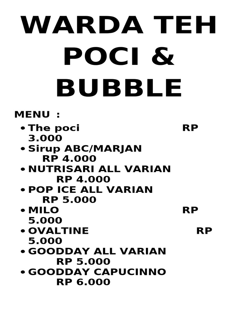 Warda Teh Poci | PDF