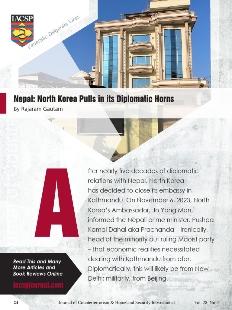 IACSP Magazine - 022024 - Nepal North Korea Pulls in Its Diplomatic ...