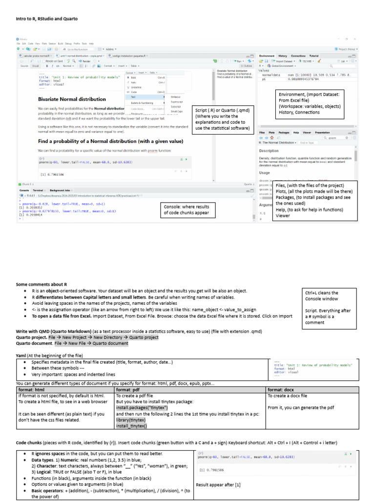 Intro to Quarto | PDF | Computer Science | Information Technology