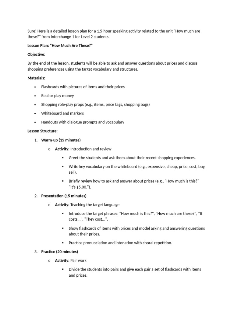 unit 3 | PDF | Lesson Plan | Flashcard