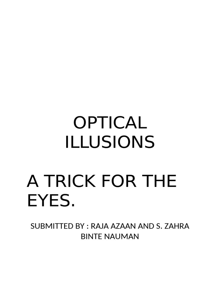 Optical Illusions 2 Pdf
