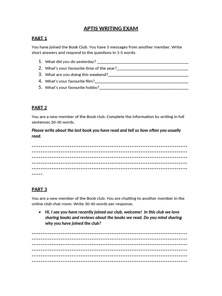 Writing Exam 100% Mine | PDF